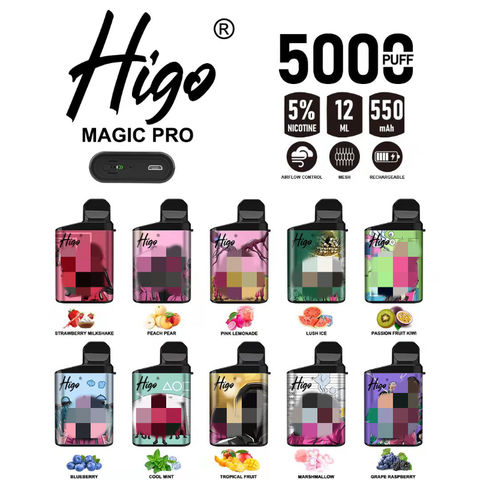 China Factoryprice wholesale Higo 5000puffs disposable electonic ...