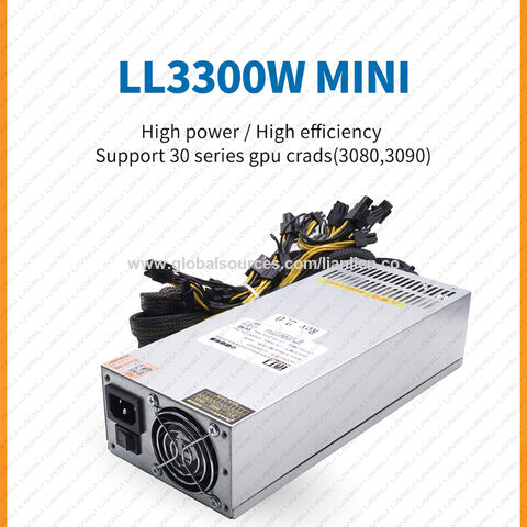 Bulk Buy China Wholesale 3300w Power Supply 12gpu Atx Psu For 70mm ...