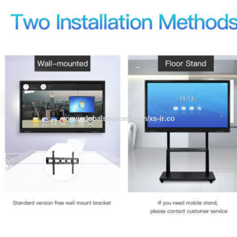 China Electronic whiteboard,smart AI finger touch all in one ...