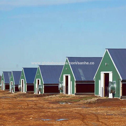 China Poultry Barns & Commercial Chicken Houses chicken breeder barns ...