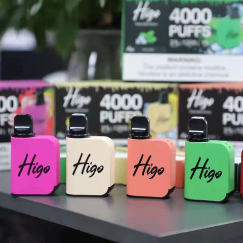 China Higo4000puffs Disposable electronic cigarette vape pod device ...