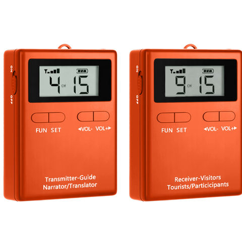 Wireless 300 meters Transmission Translation Portable Simultaneous ...