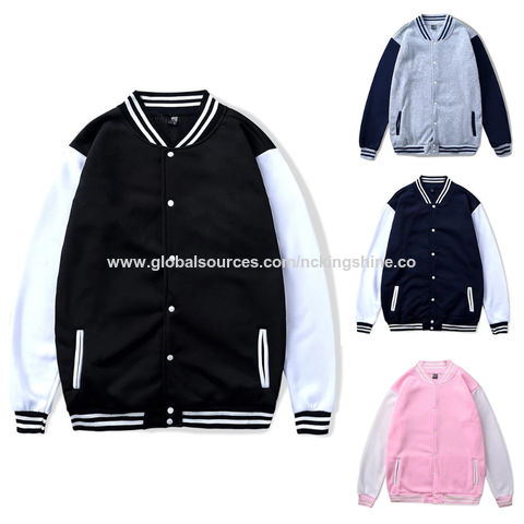 Buy Wholesale China High Quality Baseball Jacket Cotton Polyester ...