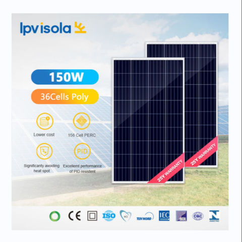 Solar panel-Isola 150W polycrystalline solar panels 150W/155W/160W/165W ...