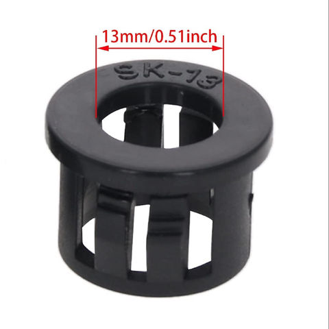 Hole Plugs Nylon Snap in Cable Hose Bushing Grommet Protector Round ...