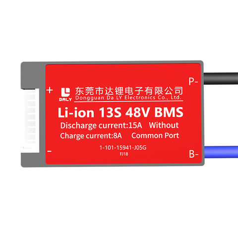 Good Price 13s 15a 48v Pcb Bms Common Port Balance For Lithium Battery ...