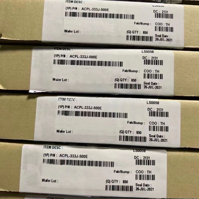 Buy Wholesale China Acpl-333j-500e Logic Output Optocouplers 2.5a Igbt Gate Drive Avago ...