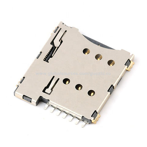SIM card hotsale high quality Push 7 Pin sim card PUSH-PUSH micro smd ...