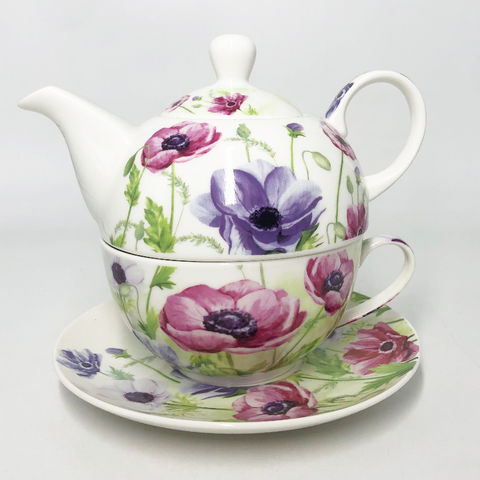 Buy Wholesale China Tea For One Tea Pot With Flower Design & Tea Pot ...