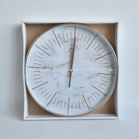 Buy Wholesale China 12 Inch Custom Nordic Clock Ins Style Modern Round ...