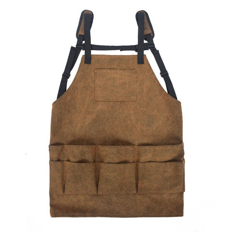 Buy Wholesale China Thickened Multi Pocket Adjustable Canvas Apron ...