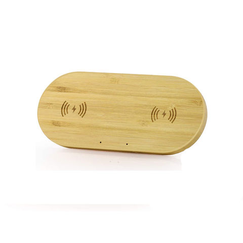 Buy Wholesale China Qi Portable Wireless Phone Charging Station Wood ...