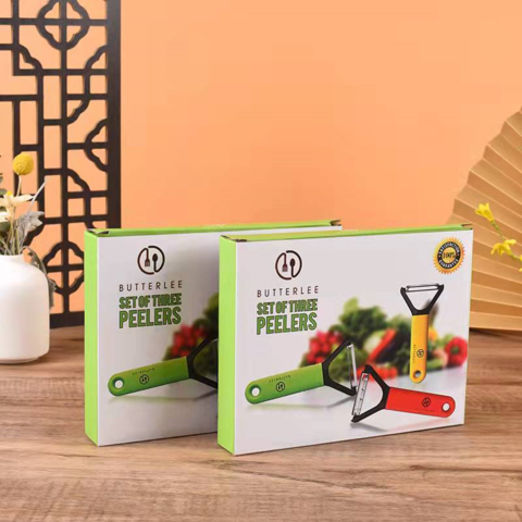 Custom wholesale kitchen utensils package corrugated paper box gift ...