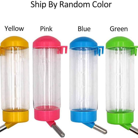 Pet Water Bottle Hanging Rabbit Water Bottle No Drip Leak Proof Auto ...