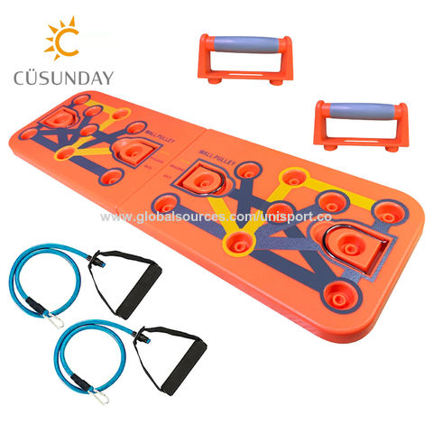 Push-up Board made of ABS, with TPE tension rope and TPR rubber handle ...