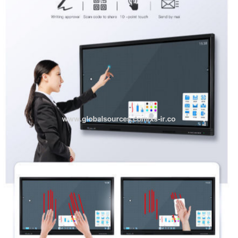 Interactive whiteboards,smart AI finger touch all in one interactive ...