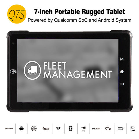 Android 9.0 advanced truck GPS 3G/4G ELD solution navigation touch screen Electronic Logging ...