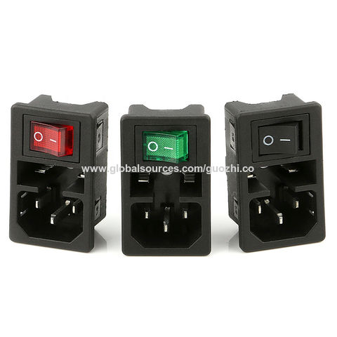 AC-01 Male Socket AC IEC Plug 7pins Inlet Female ac power socket with ...