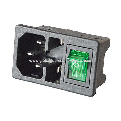 China Ac Socket With Switch Rocker Switch With Fuse Power Socket 250V ...