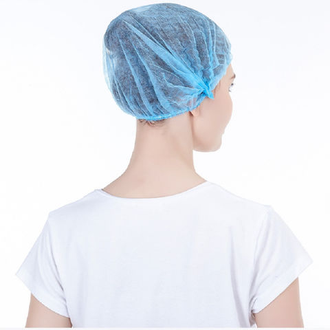 New Disposable Pp Non Woven Strip Clip Cap Bouffant Head Cover Hair Net ...