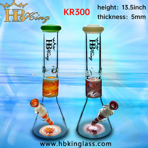 New Hookah glass bong Color Bottom Beaker Glass Waterpipe Dab rig with ...
