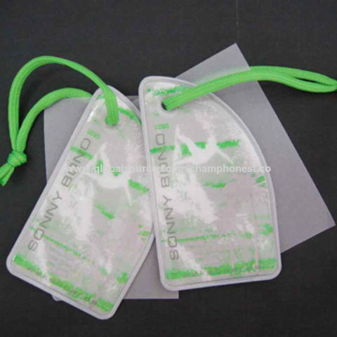 Hong Kong SAR Silkscreen Printed PVC Hang Tags, Customized Designs ...