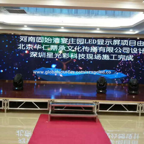 P1.53 P1.86 P2 Indoor Led Panel Customized Size Big Advertising Led ...