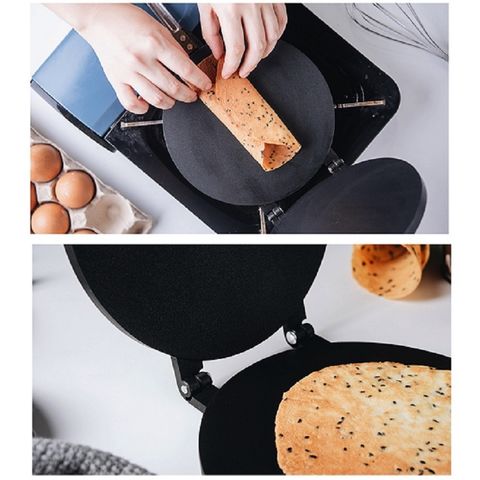 Ice Cream Cone Maker Pan Pancake Press Pan Cooking Tool Non-Stick Egg ...