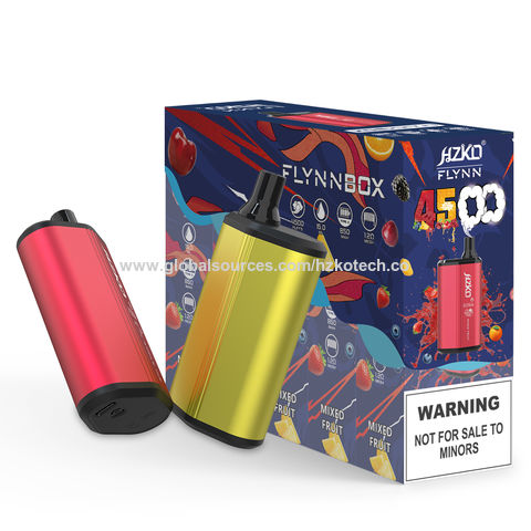 China Euramerican design disposable e-cigarette HZKO Flynn4500puffs ...