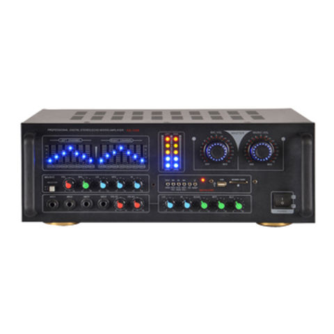 China Karaoke home amplifier with USB SD FM EQ Display on Global ...