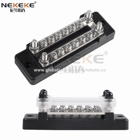 Wholesale 150a 2-row 24 Terminal Bus Bar Ground Distribution Block For ...