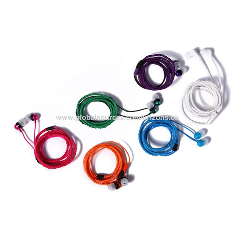 URIZONS Hand Made Thread Wrapped Tangle-free Rope Earphone Suitable For ...