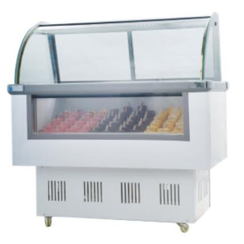 China Commercial popsicle display fridges & freezers for supermarket on ...