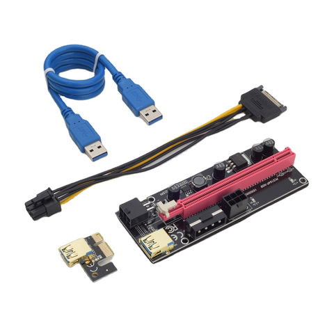 China PCI-E Riser Card Extender USB 3.0 Adapter Cable PCI 1X 4X 8X 16X ...