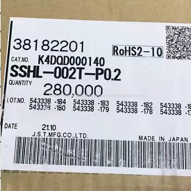 Buy Wholesale China Sshl-002t-p0.2 Conn Socket 26-30awg Crimp Tin Jst Electronic Component ...