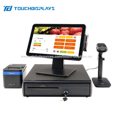 China 15.6 inch traditional windows Linux POS terminal all in one ...