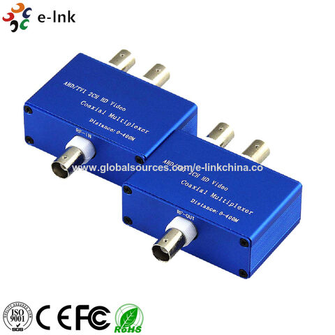 China 2 CH 720P 960P 1080P CVI / AHD / TVI HD / Coaxial Multiplexer on ...