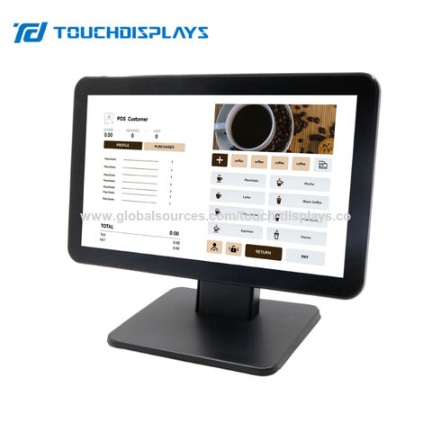 China Manufactory 15.6 inch all in one lcd screen pos system fanless ...