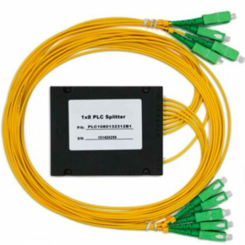 China 1X8 ABS Box Type Fiber Optic PLC Splitter With SC/APC/UPC ...