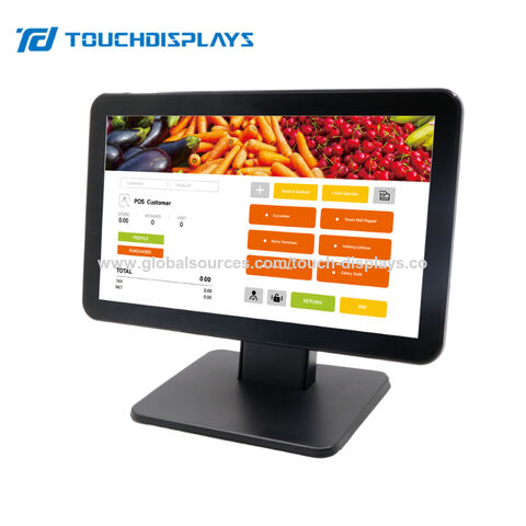 Hot sale 15.6 inch ulta-thin 10 points touch widescreen pos terminal ...