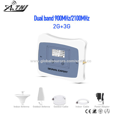 Buy Wholesale China Atnj Dual Band Gsm Wcdma 900/2100mhz Mobile Signal Booster & Mobile Signal ...