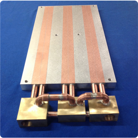 Liquid cold plate Cold plate with Friction Stir Welding Aluminum Base ...