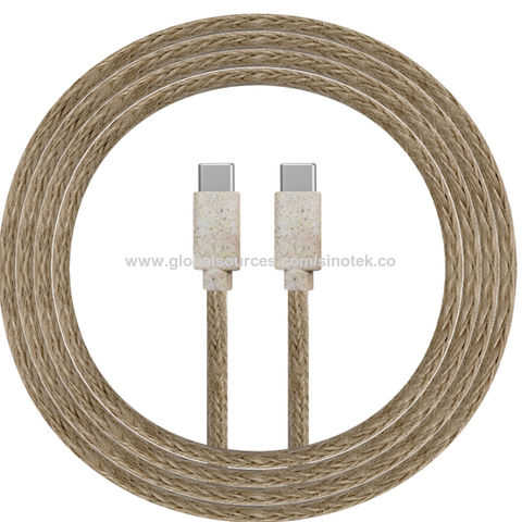 Buy Wholesale China Hemp Braided Biodegradable Straw Cable Eco-friendly ...