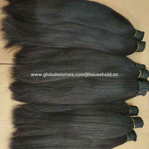 Buy Wholesale China Double Drawn Virgin Bulk Human Hair & Bulk Human ...