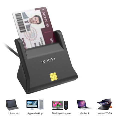 Senone EMV USB IC ID Smart Card Reader ISO 7816 credit smart card ...