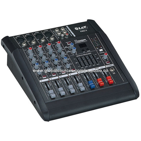 PMX series mixer, power mixer, with amplifier, display, USB, power ...