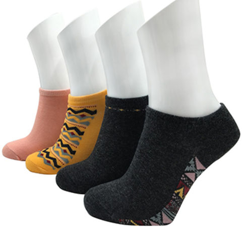 Women's Sneaker Socks With Jacquard,custom Personalized Pattern Design ...