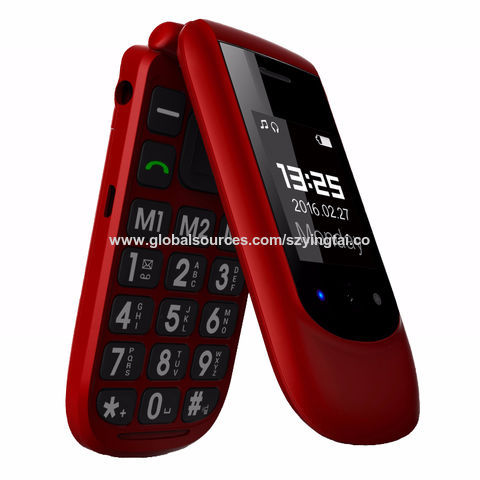 China 4G basic flip cell phone for elder people on Global Sources,4G ...