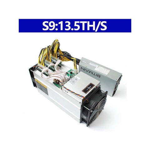 Bitman AntMiner S9 13.5TH/S 16nm Bitcoin SHA-256 Miner BTC ASIC Mining ...