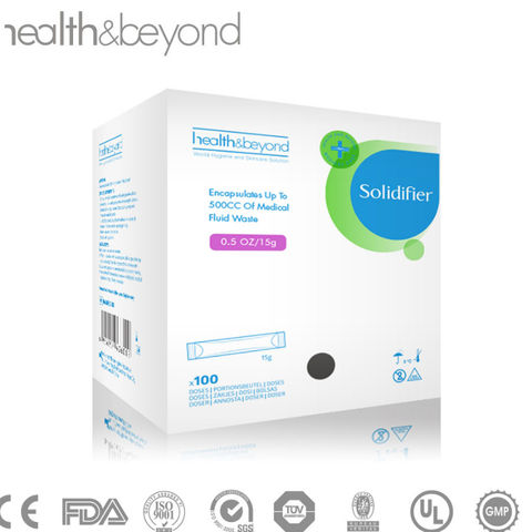 High concentrated liquid soil solidifier,15g solidifies liquid medical ...